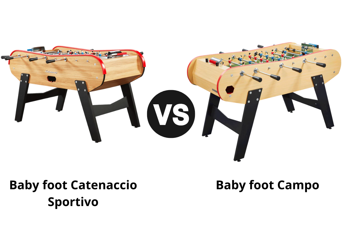 Catenaccio Sportivo vs Campo : quel baby-foot choisir ? – M BABYFOOT
